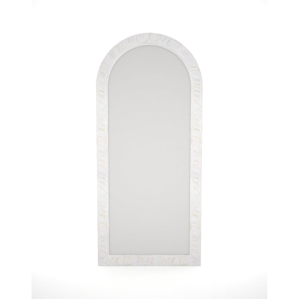 Ameerah Mirror - White Bone Inlay